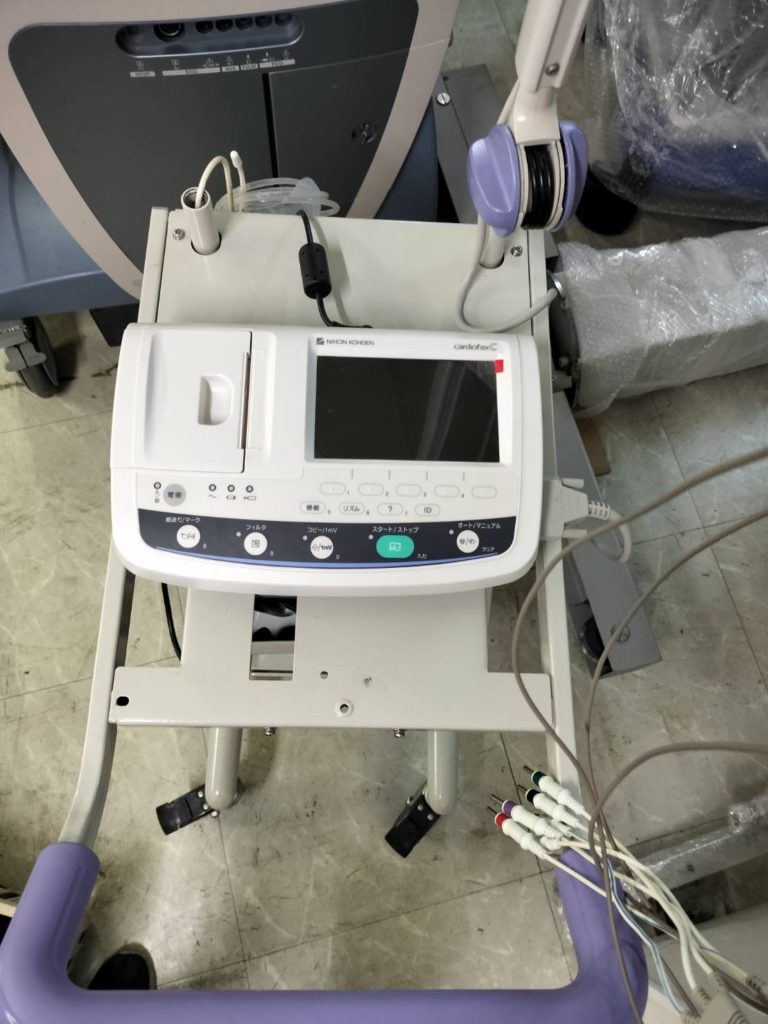 12ch表示解析機能付心電計 ECG-3150 cardiofaxC (日本光電)中古医療機器販売｜しばた商事